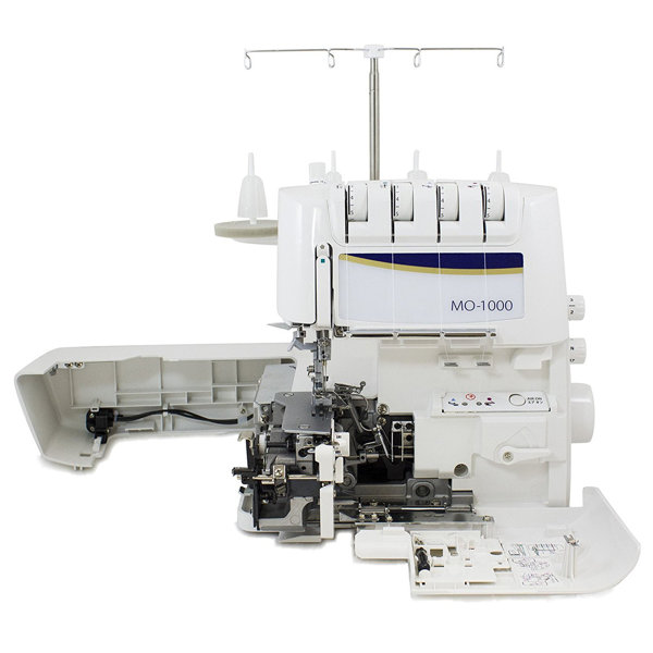 Juki MO-1000 2-Needle 4 Thread Push Button Jet Air Looper Threader Serger | Wayfair